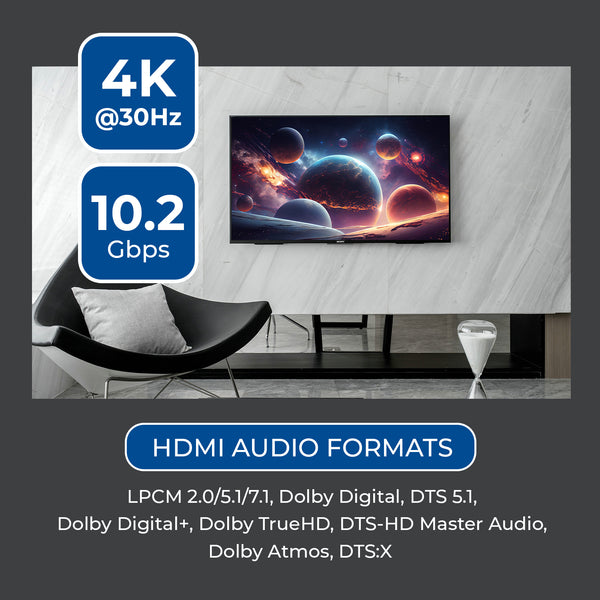 OREI 4K@30Hz 8x8 HDMI™ Matrix - (HDS-808)