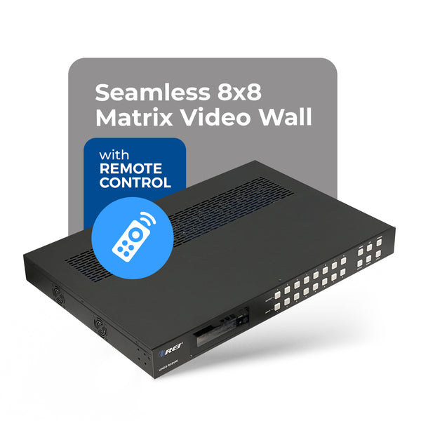 OREI 8x8 4K Seamless Matrix with Video Wall (UHDS-808VW)