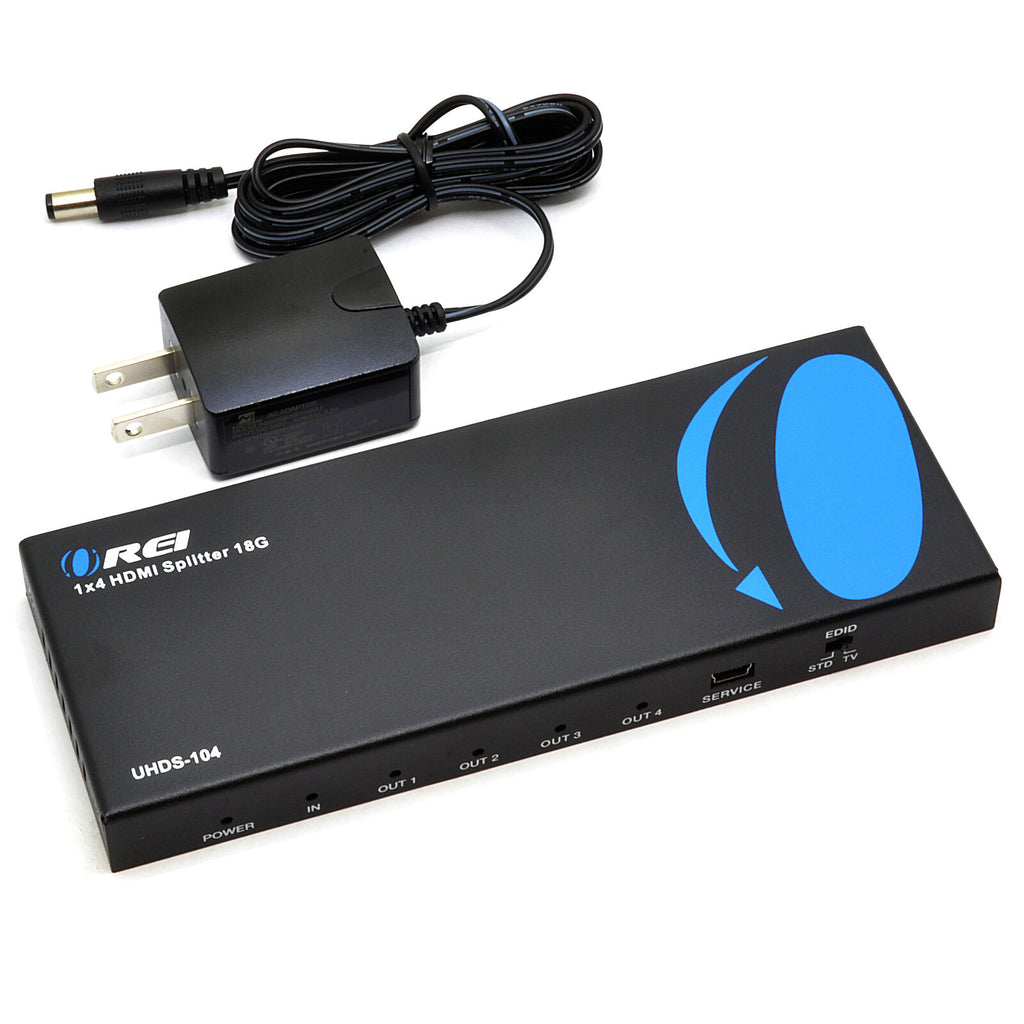 OREI UHDS-104: 1x4 4K HDMI Splitter - Bombay Electronics